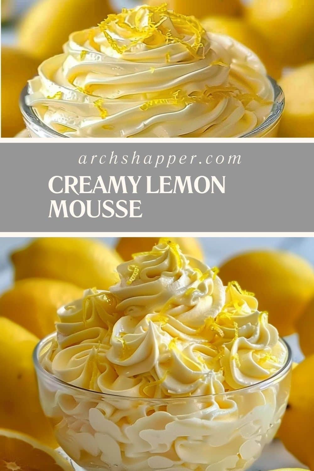 Creamy Lemon Mousse - coockmenow