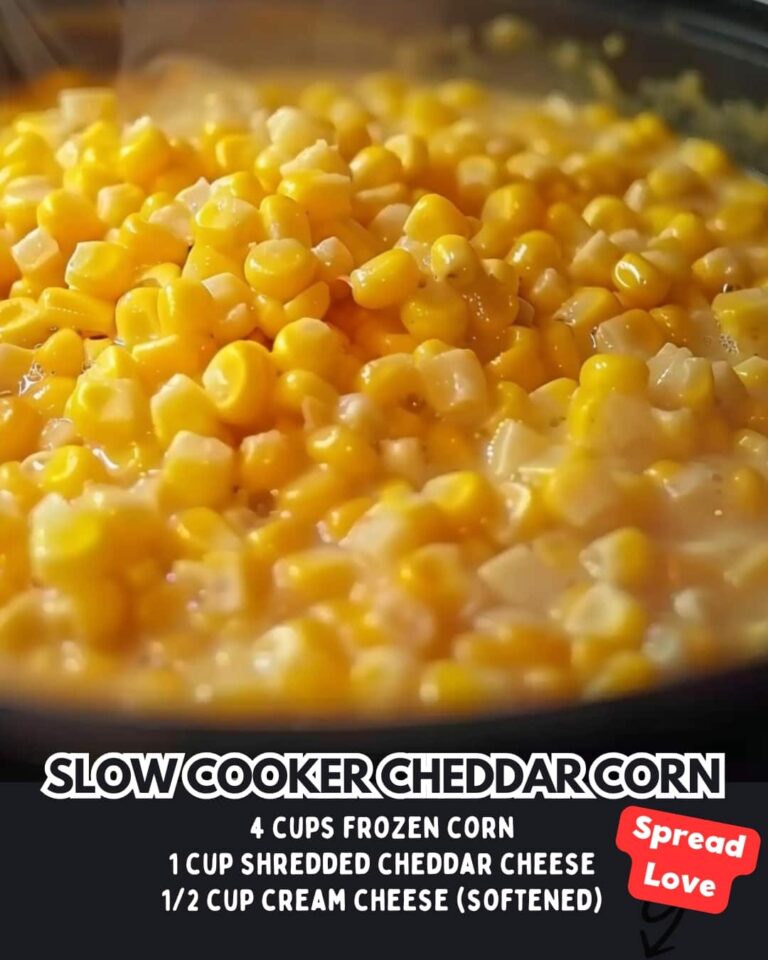 Slow Cooker Cheddar Corn - coockmenow